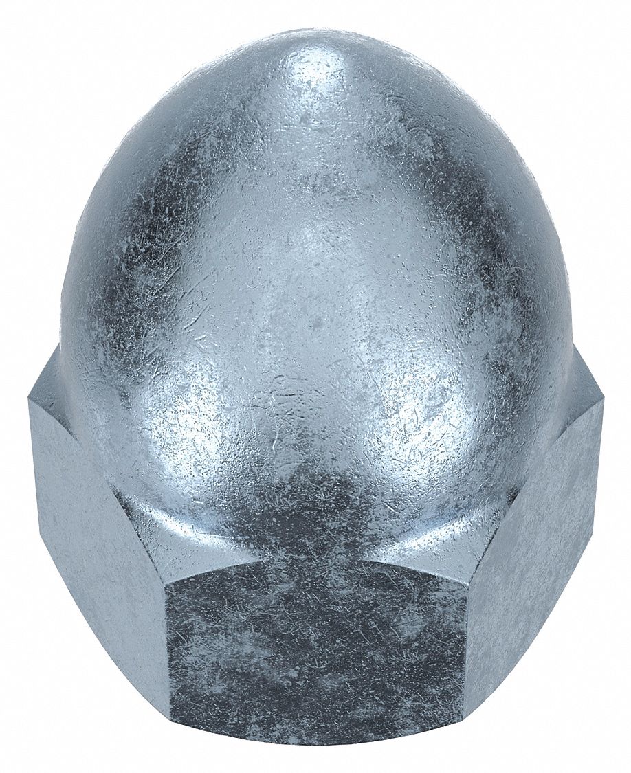 High Crown, 1"-14 Thread, Cap Nut - 6XEL8|CPB151 - Grainger