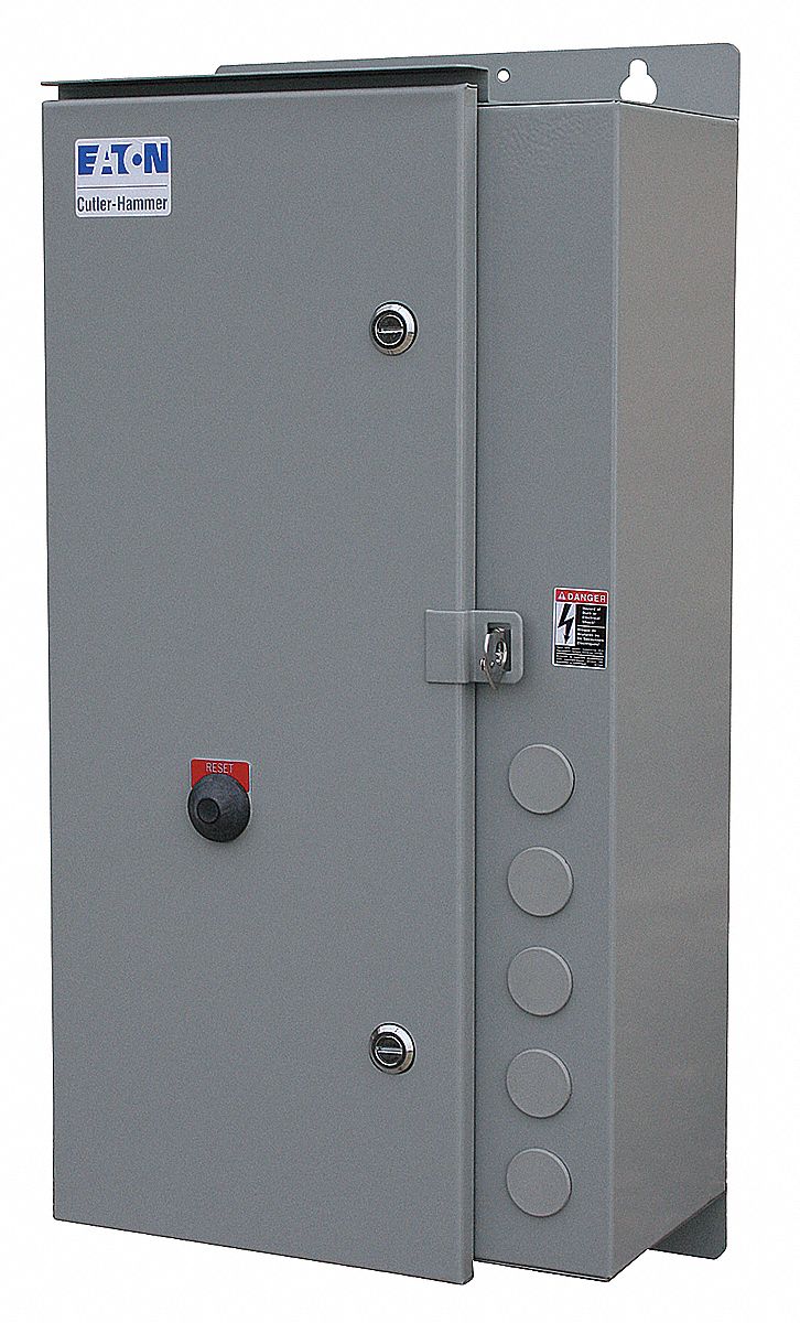EATON, Non-Reversing, 3 Poles, NEMA Magnetic Motor Starter - 6XEW9 ...