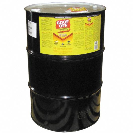 GOOF OFF, Drum, 55 gal Container Size, Adhesive Remover - 6XFF7|FG683 ...