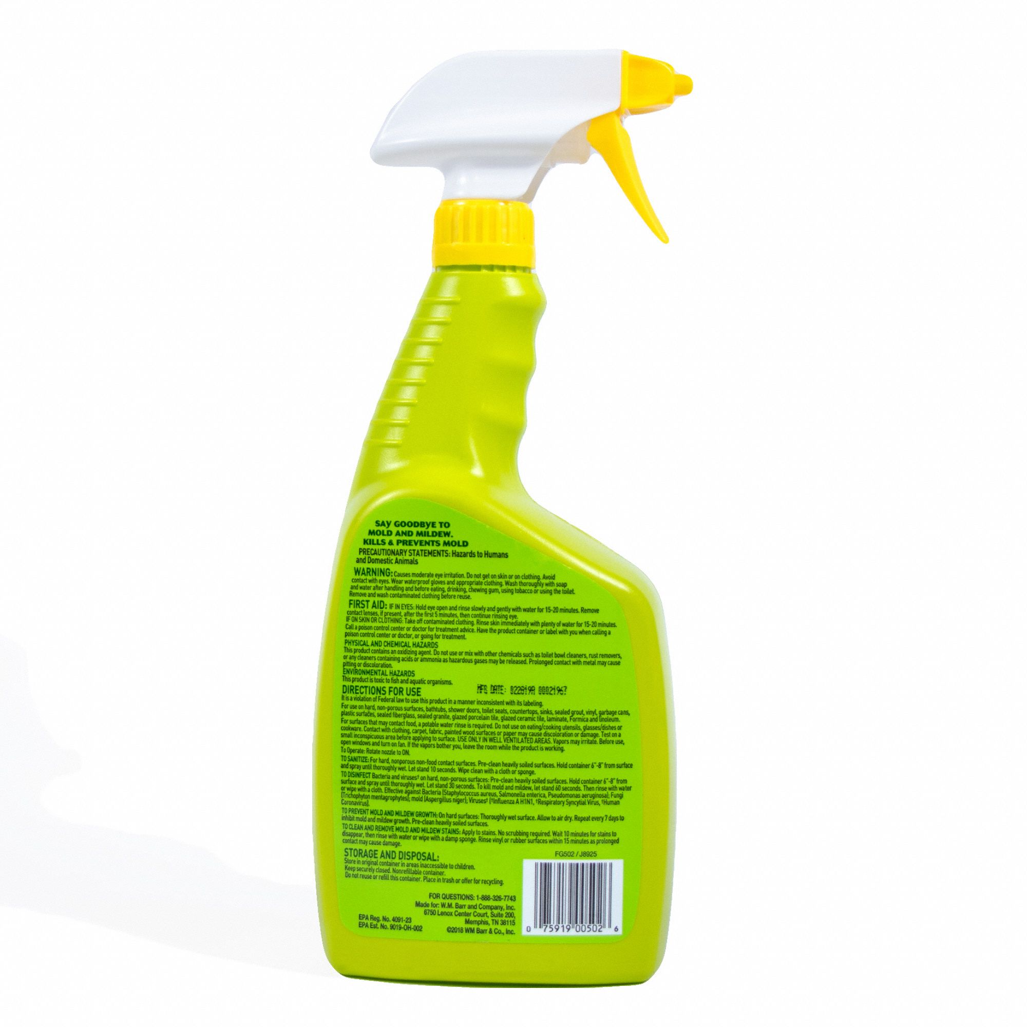 MOLD ARMOR Mold and Mildew Remover: Trigger Spray Bottle, 32 oz ...