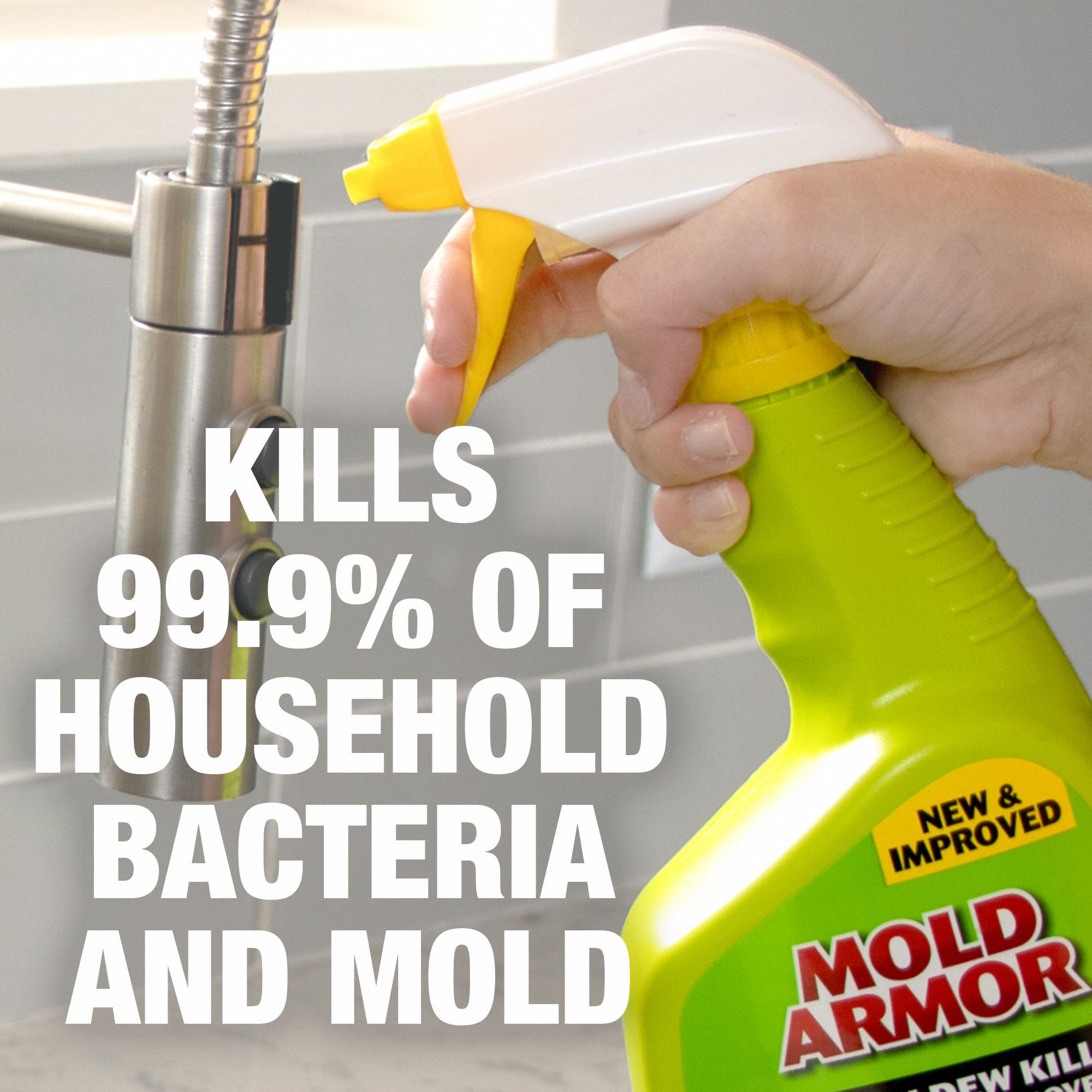 MOLD ARMOR Mold and Mildew Remover: Trigger Spray Bottle, 32 oz ...