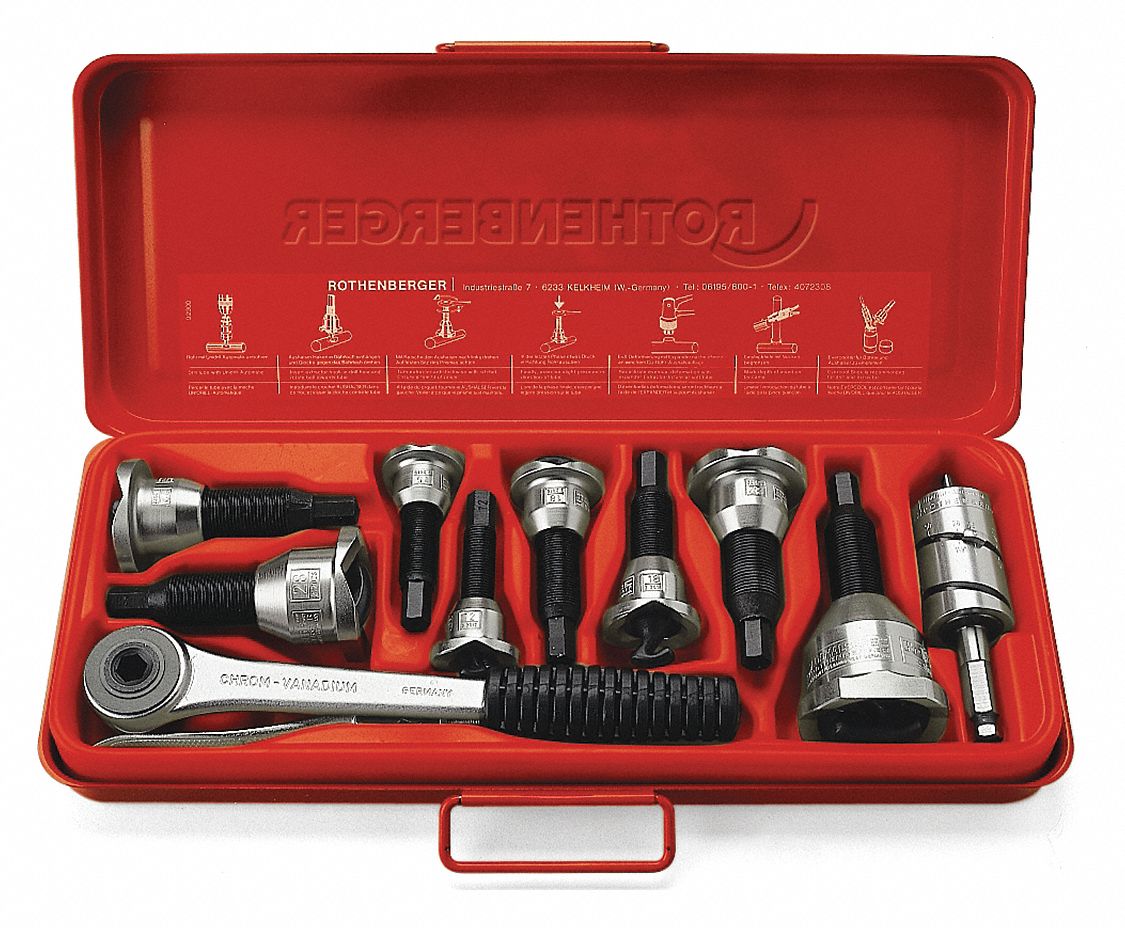 Rothenberger 22124 Tee Extractor Set 1/2 to 1-1/8 in 8 PC for sale ...