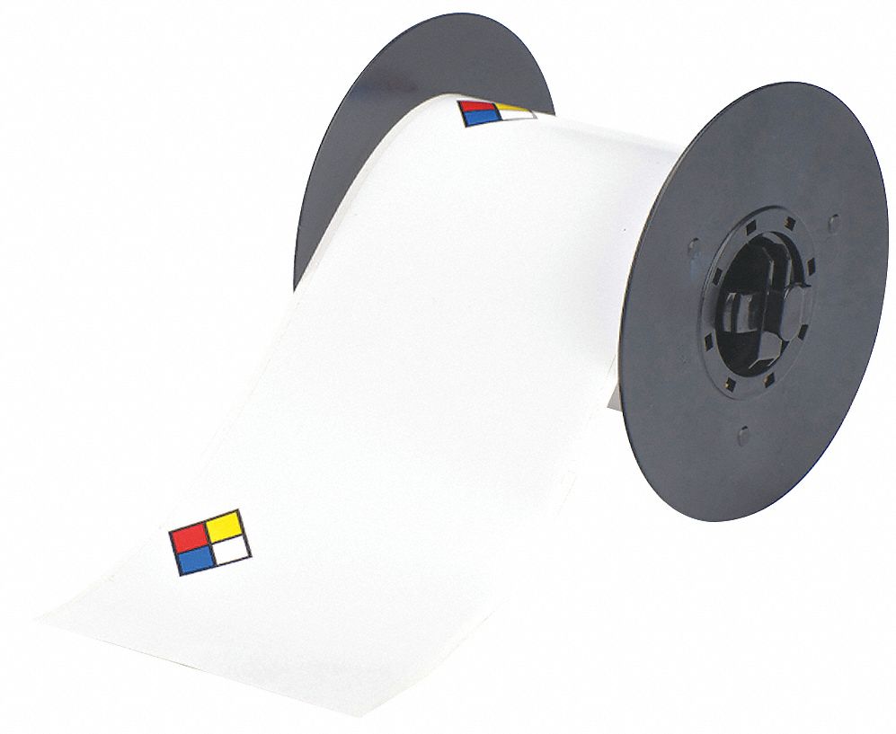 NFPA Diamond, 4 in x 6 1/4 in, Precut Label Roll - 6XGY8|B30-263-595 ...