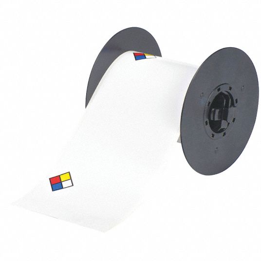 NFPA Diamond, 4 in x 6 1/4 in, Precut Label Roll - 6XGY8|B30-263-595 ...