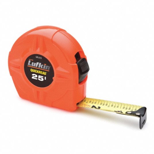 25 ft. Coated Steel Measuring Tape, Blue - Grainger