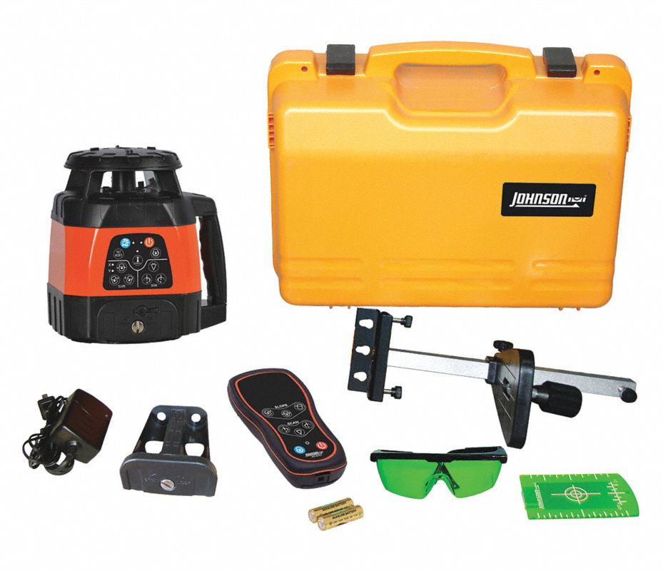 JOHNSON LEVEL Láser Rotativo, Autonivelante Electrónico, Proyección ...