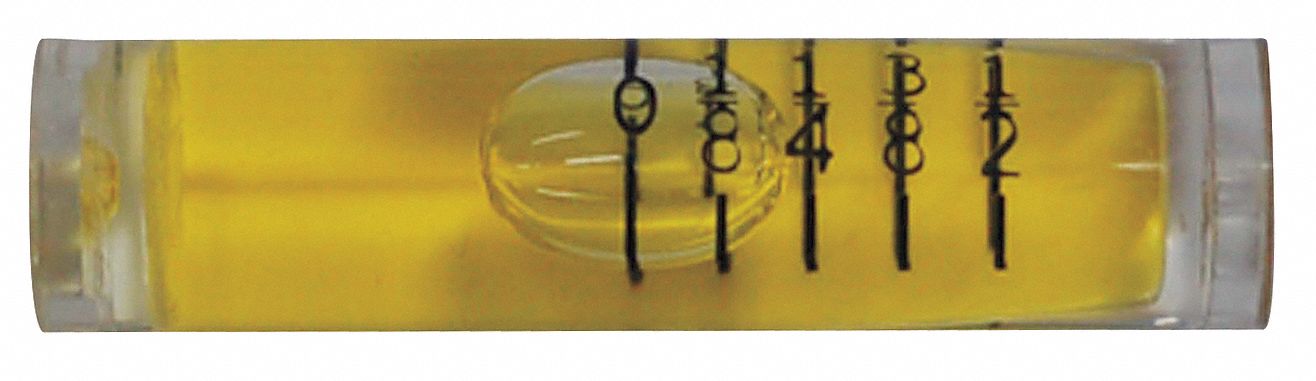 JOHNSON LEVEL, 1 3/4 in Overall Lg, Acrylic, Barrel Vial Level - 6XUU9 ...