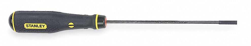 High Carbon Steel Screwdriver with 8 in Cabinet Tip - Grainger