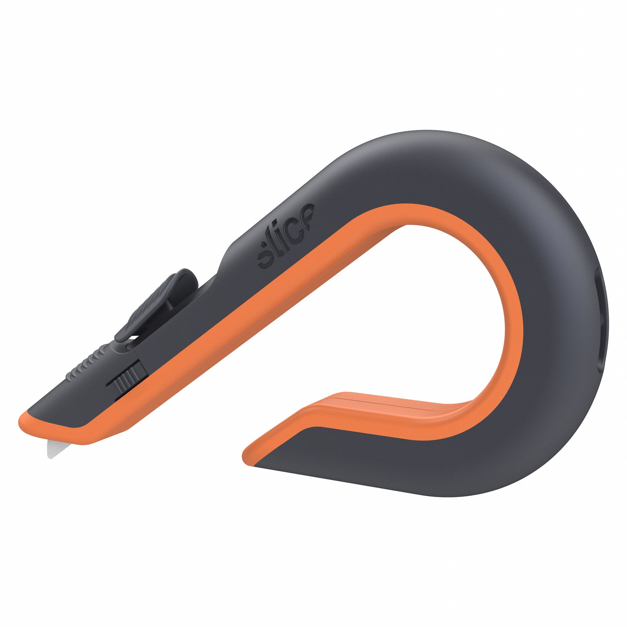 SLICE Box Cutter: 7 in Overall Lg, Ceramic Rounded Tip, Textured ...