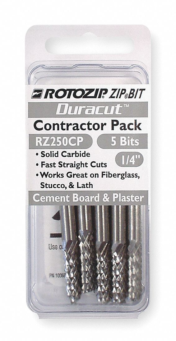 Duracut Zip Bit,Pk5 - Grainger