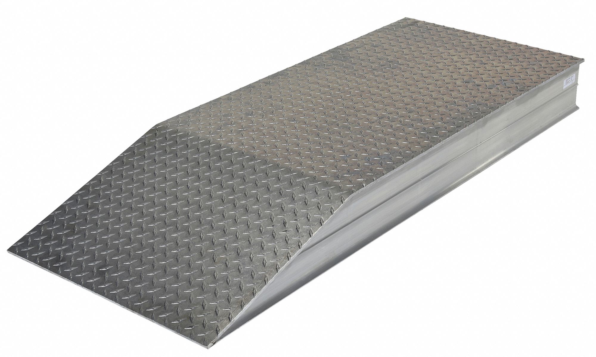 GRAINGER APPROVED 6 inH x 24 inW x 60 inL Welded Aluminum Single Side ...