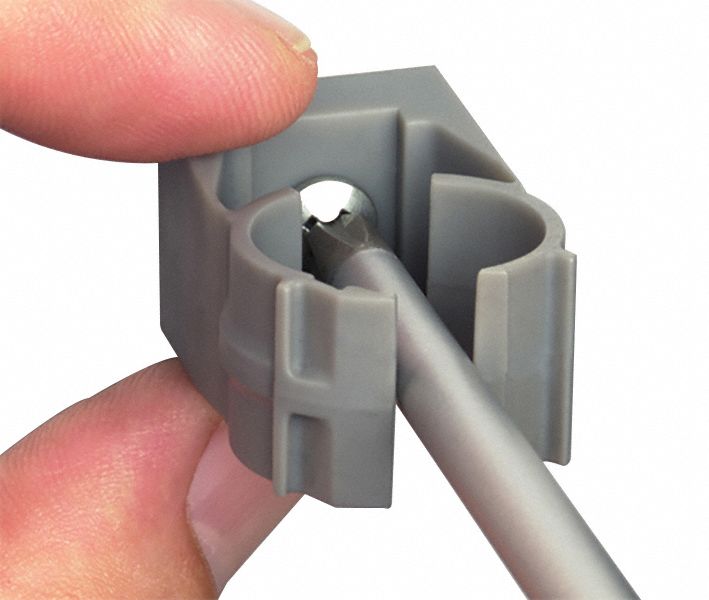 ARLINGTON Conduit Clamp, Snap-On Nonmetallic: 3/4 in Trade Size ...