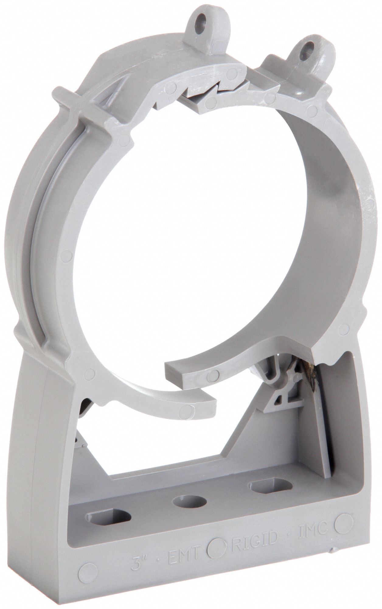 3 in Trade Size, Plastic, Conduit Clamp, Snap-On Nonmetallic - 6XXE1 ...