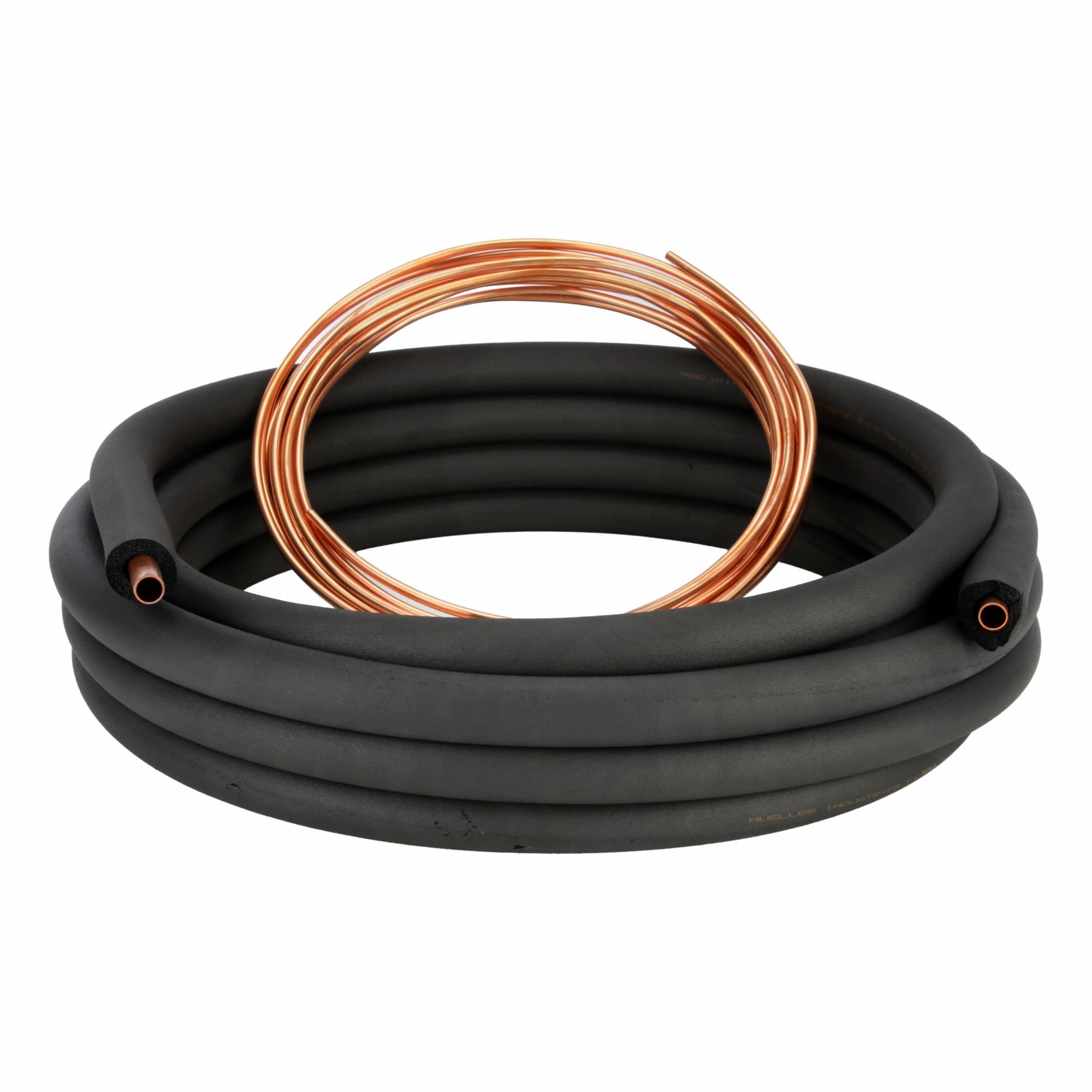 STREAMLINE, 50 ft Lg, 1/2 in Insulation, Liquid and Suction Line Set ...