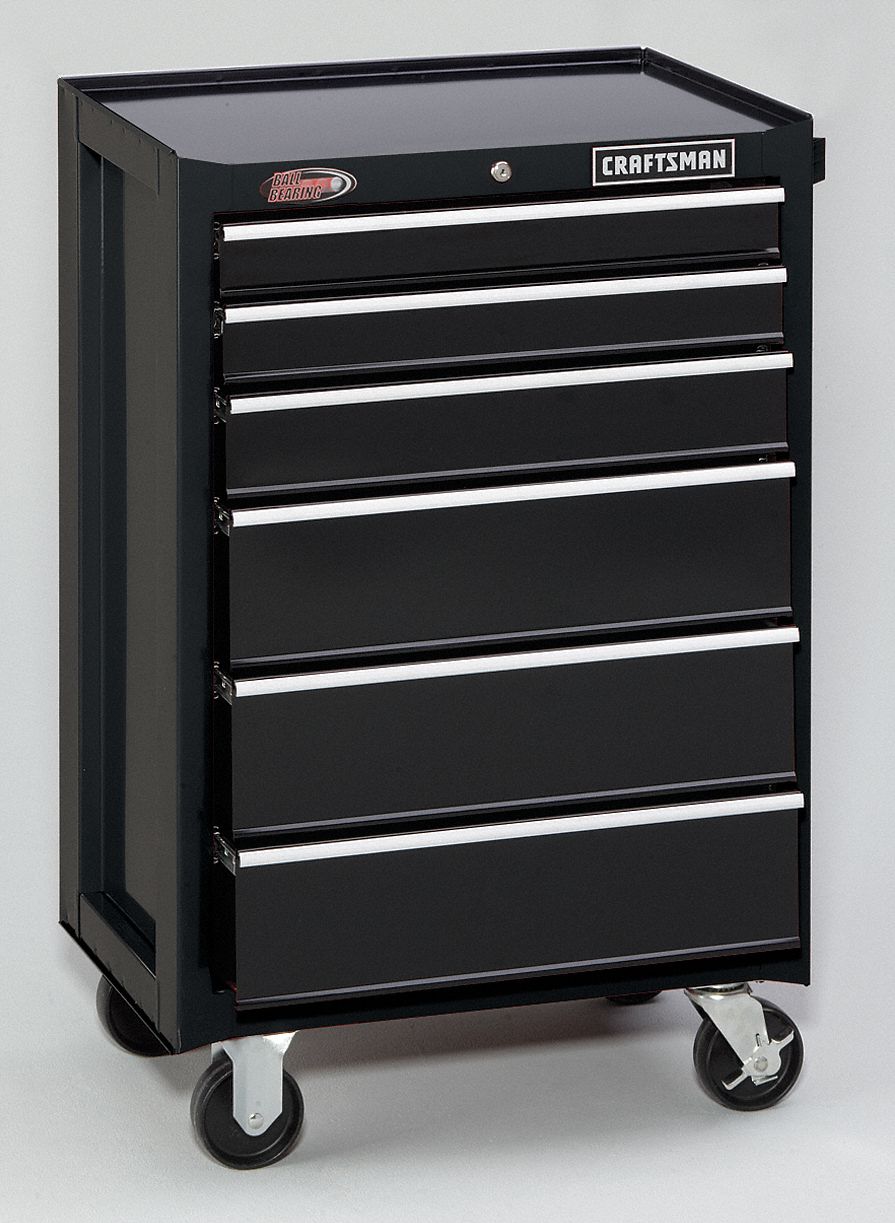 Rolling Cabinet, Number of Drawers 6 - Grainger