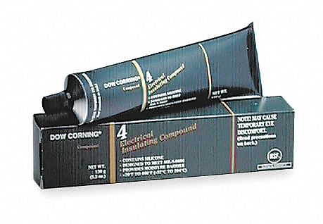 Electrical Insulating, White, Silicone, Insulating Compound, 5.3 oz, 2 ...