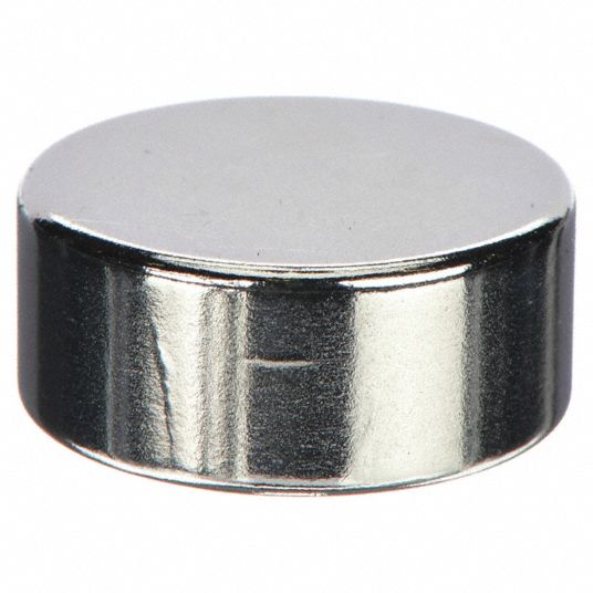 Neodymium, 1/4 in Outside Dia, Rare Earth Magnet - 6YA33|6YA33 - Grainger