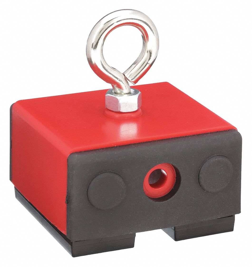 Encased with Hook, 2 in Wd, Ceramic Magnets - 6YA69|6YA69 - Grainger