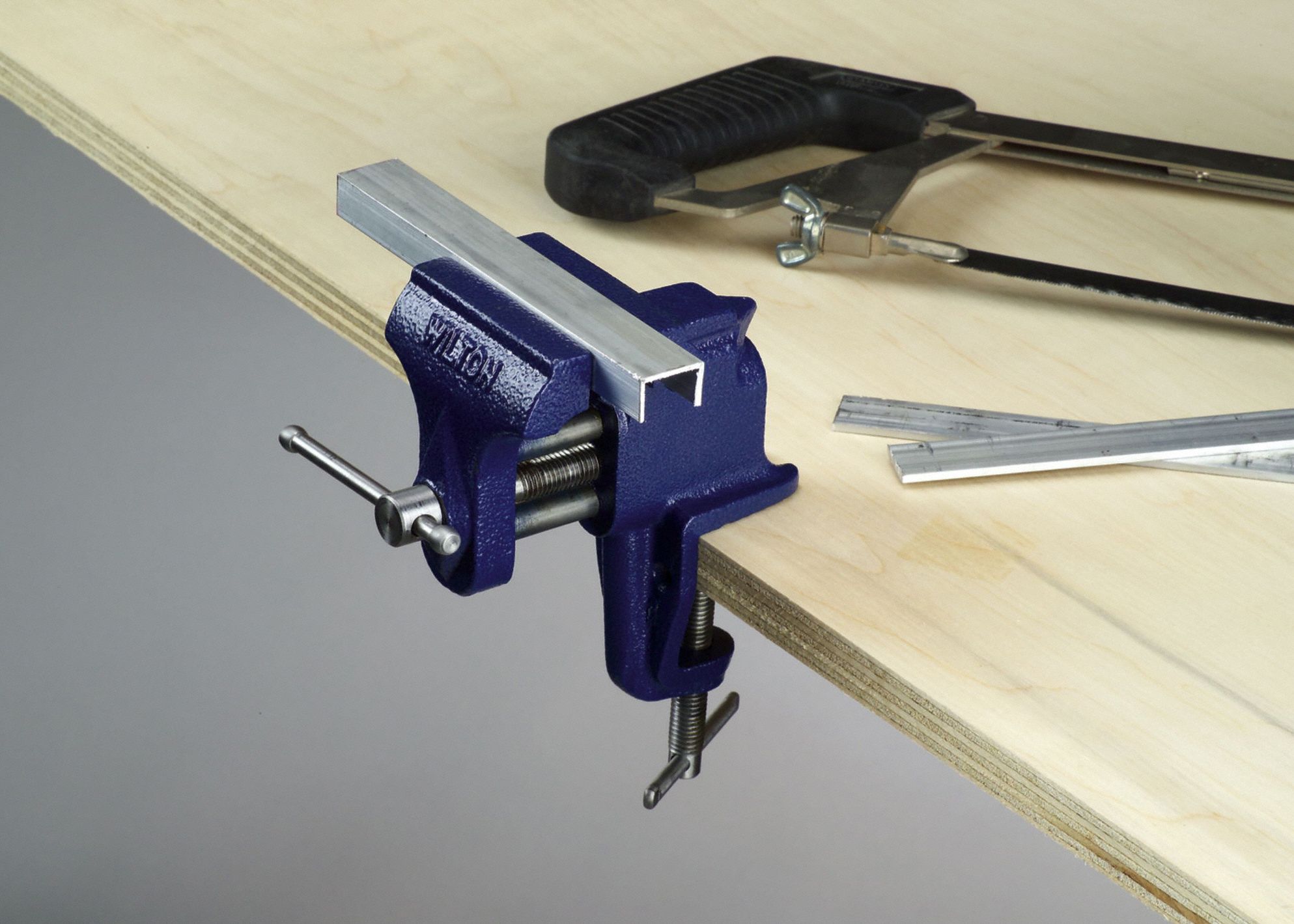 WILTON Standard Duty Portable Vise, 3 in Jaw Width, 2 1/2 in Max ...