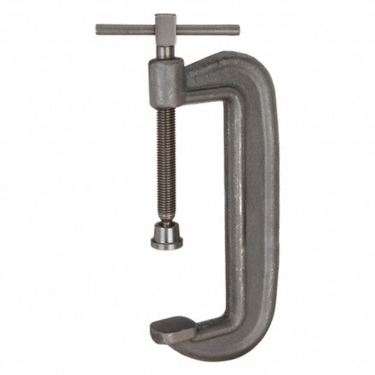 WILTON, Extra Heavy Duty, Flat, C-Clamp - 6YA88|108 - Grainger