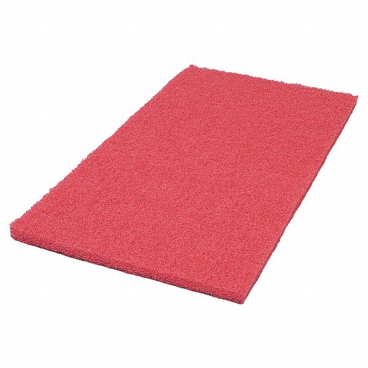12 in Recycled Plastic Polyester Fiber Rectangular Recycled Buffing Pad ...