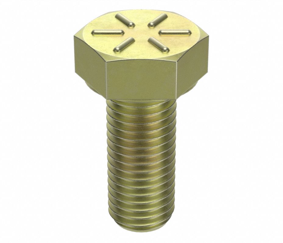 APPROVED VENDOR Tornillo de Cabeza de Dado Hexagonal 1/4"-28 Grado 8 Longitud de 3/4", Acabado ...