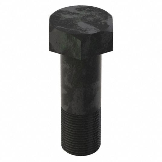 1"-14, Hex Head Cap Screw, 3 in Fastener Length, Grade 8 Steel, PK 5 ...