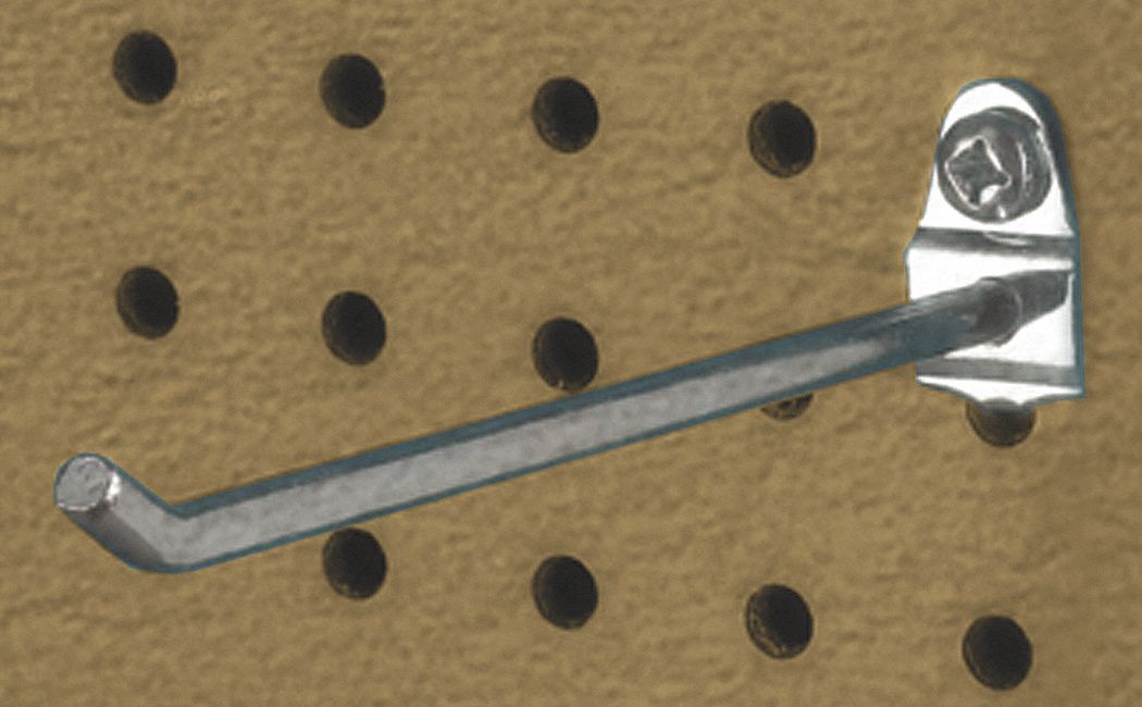 TRITON Single Rod Pegboard Hook, PK 3 - 1NYG1|613 - Grainger