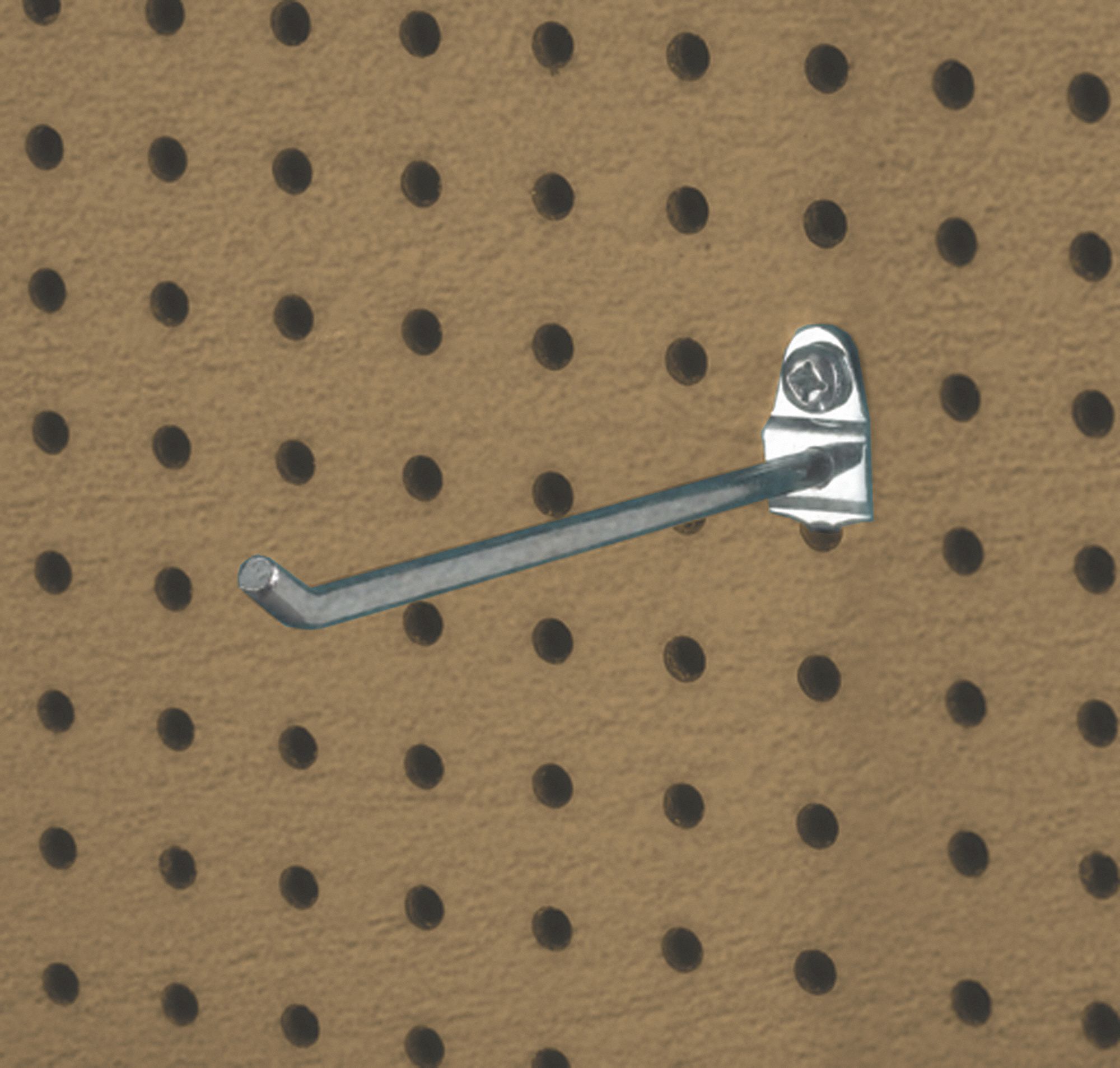 Single Rod Pegboard Hook, PK 3 - Grainger