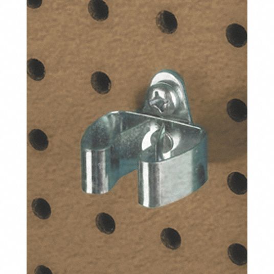 Spring Clip Pegboard Hook, PK 3 - Grainger