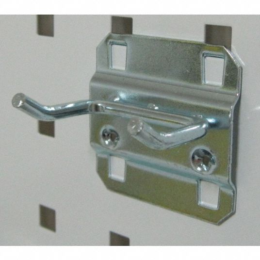 Double Rod Pegboard Hook, PK 5 - Grainger