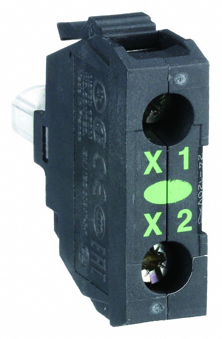 SCHNEIDER ELECTRIC, 22 mm Size, Green, Lamp Module - 6YET6|ZBVBG3 ...