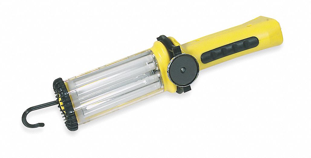 Dual Light Hand Lamp, 25 ft Cord Length, Includes Lamp - Grainger