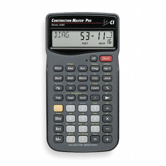 Calculator,Builder - Grainger