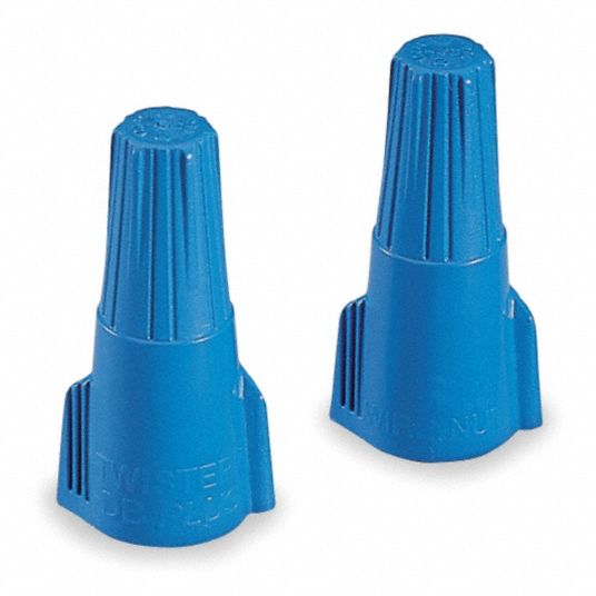 IDEAL Twist On Wire Connector, Color Blue, Max. Wire Combination (1) 10 ...