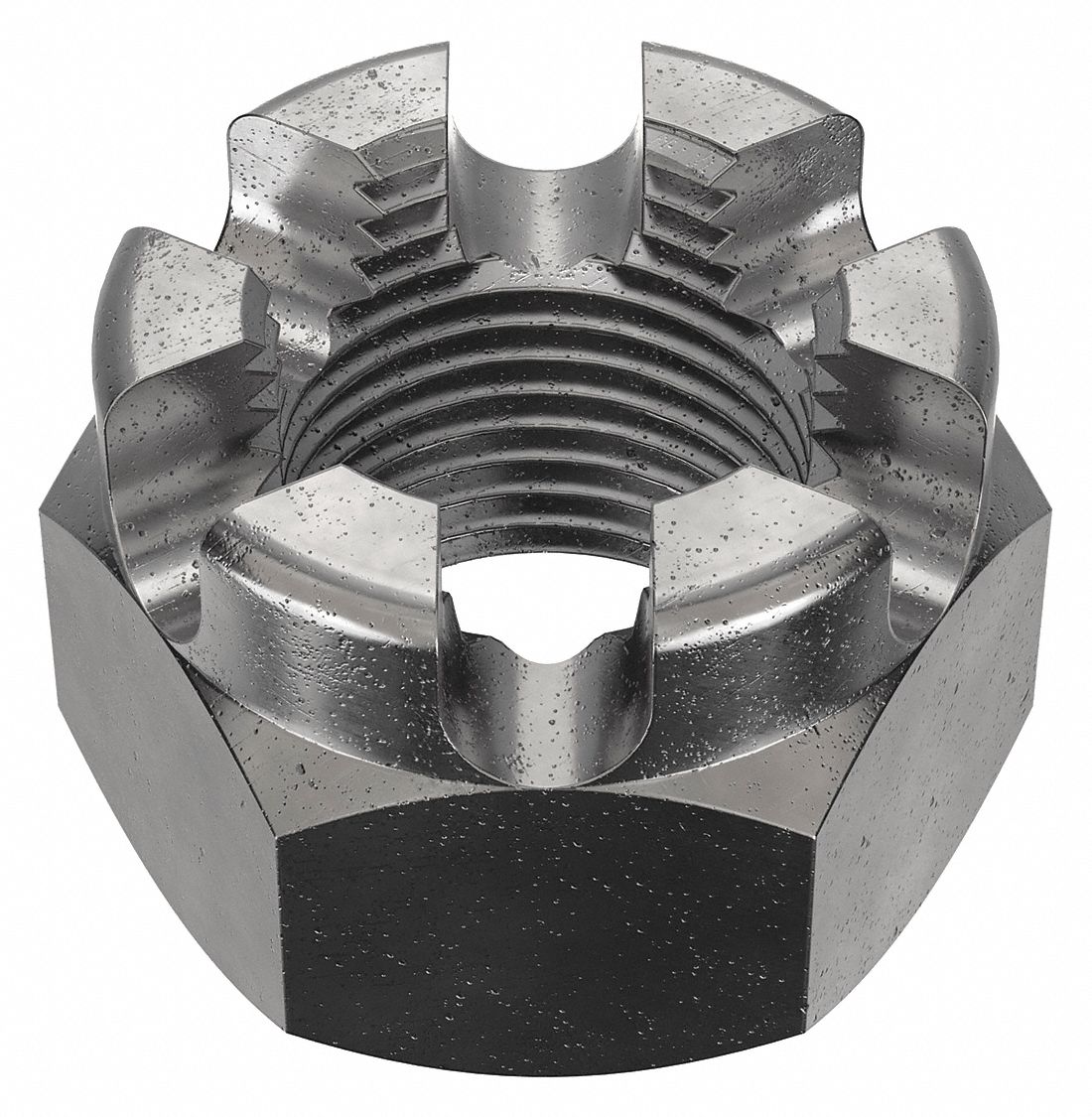 Slotted Castle, Std Hex, Castle Nut - 6YHL2|371445G - Grainger