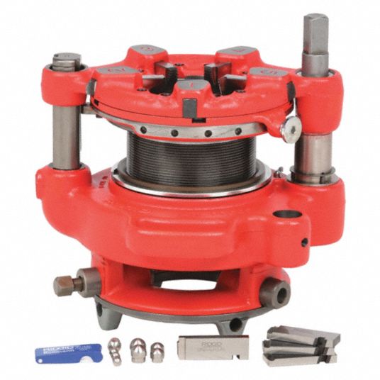RIDGID, 141, For 2 1/2 in to 4 in Pipe, Receding Geared Threader ...