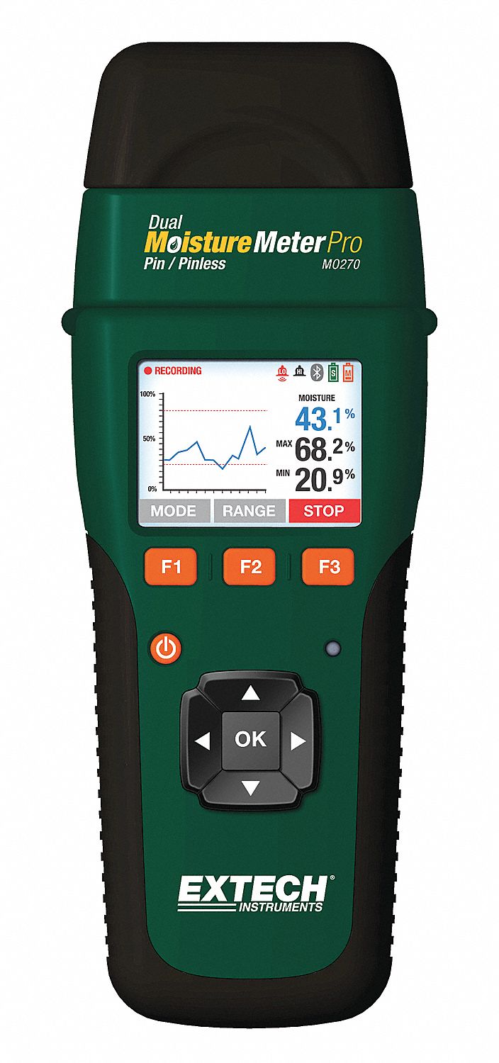 Wireless Pin/Pinless Moisture Meter Kit - Grainger