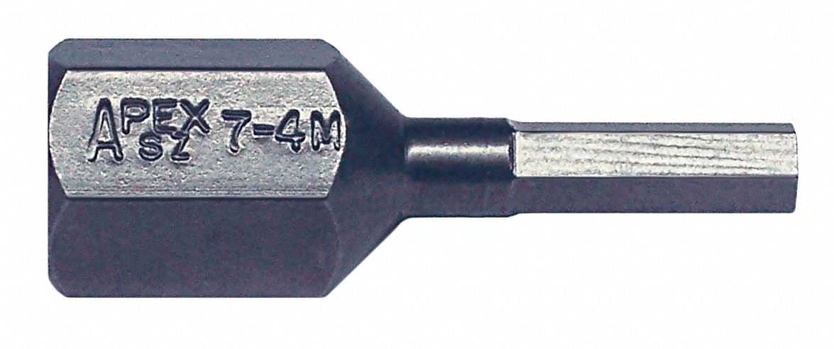 APEX, Insert Bit, Metric, Insert Bit - 6YNV5|SZ-7-4MM - Grainger