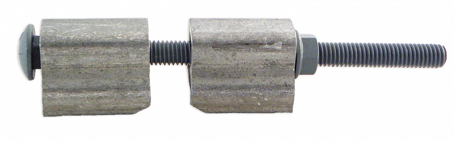 BAND-IT Bolt Band Retainer: Fits 3/4 in Strap Wd, Aluminum/Galvanized ...