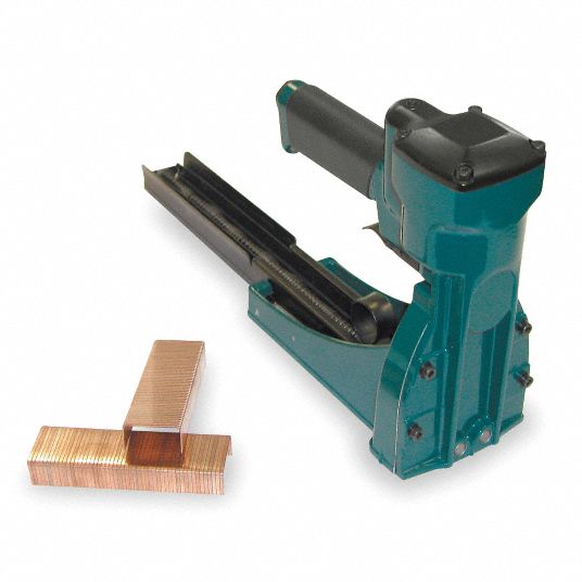 Air Hand Clinch Stapler,Stick,1-3/8 In - Grainger