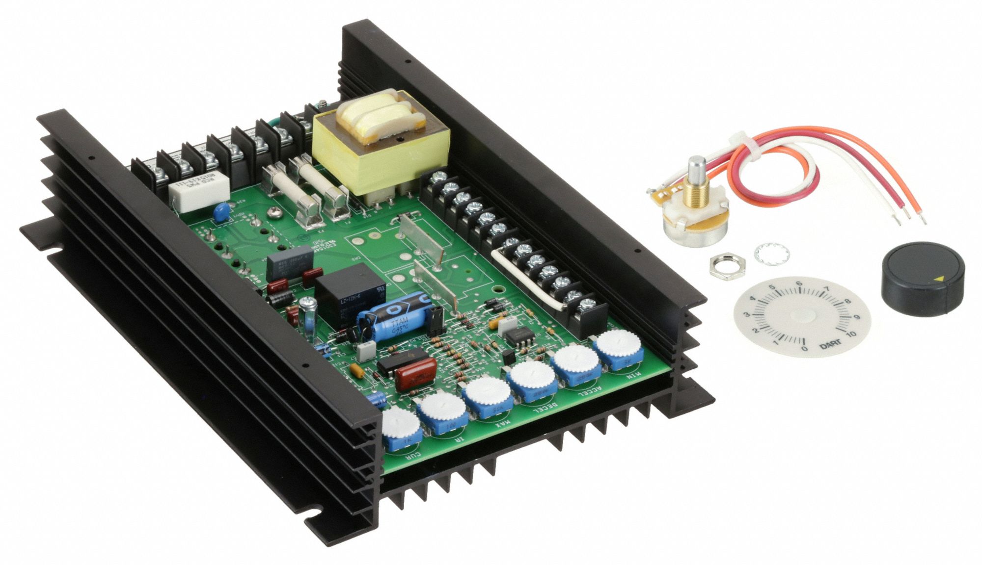 DART CONTROLS DC Speed Control: SCR, Open, 10 A Max Current, 90/180V DC ...