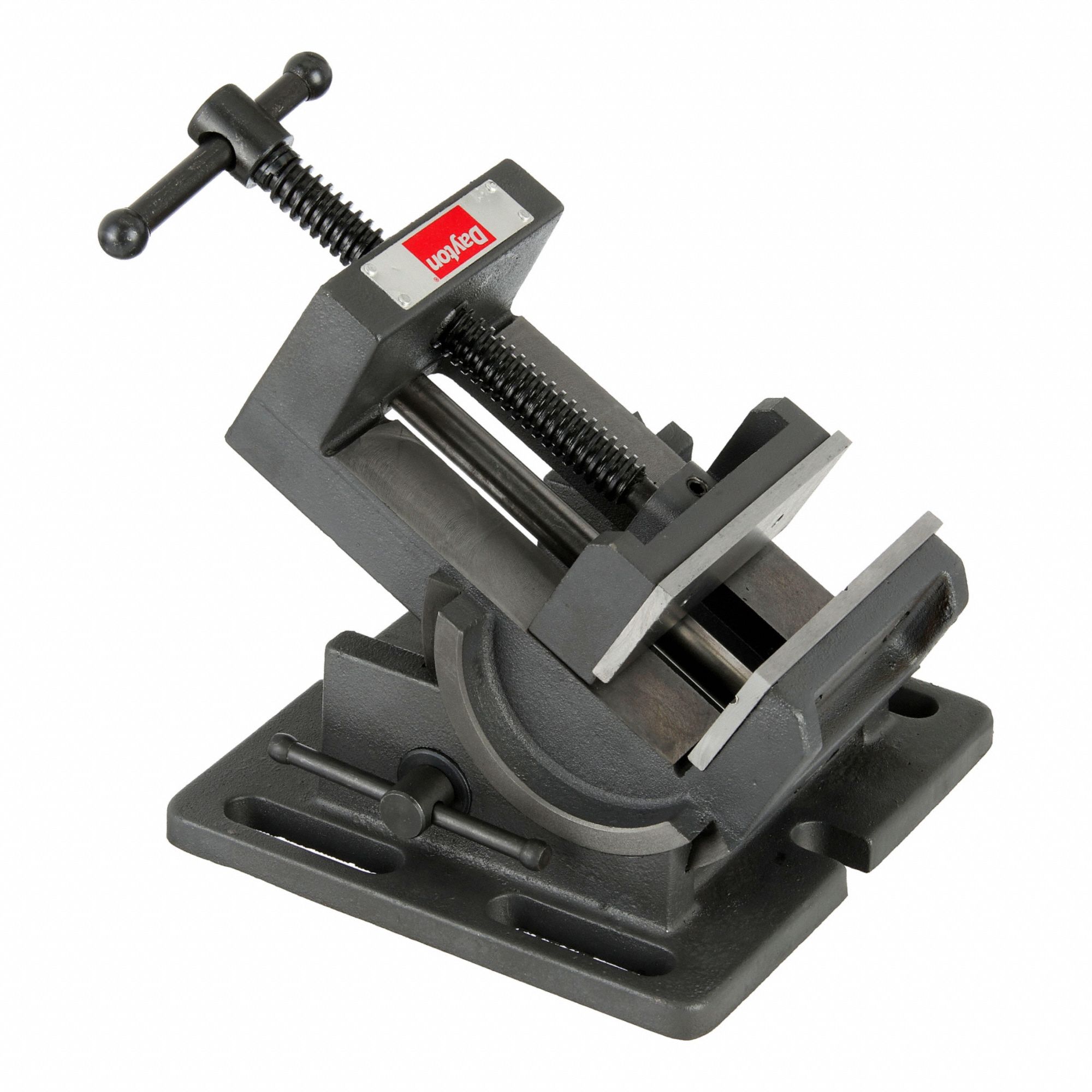 DAYTON, 4 in Jaw Face Wd, 4 in Max Jaw Opening, Machine Vise - 6Z844 ...