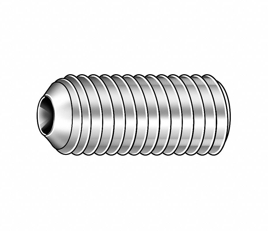 APPROVED VENDOR Tornillo Opresor,Copa,4-40x1/2",PQ5 - Tornillos ...