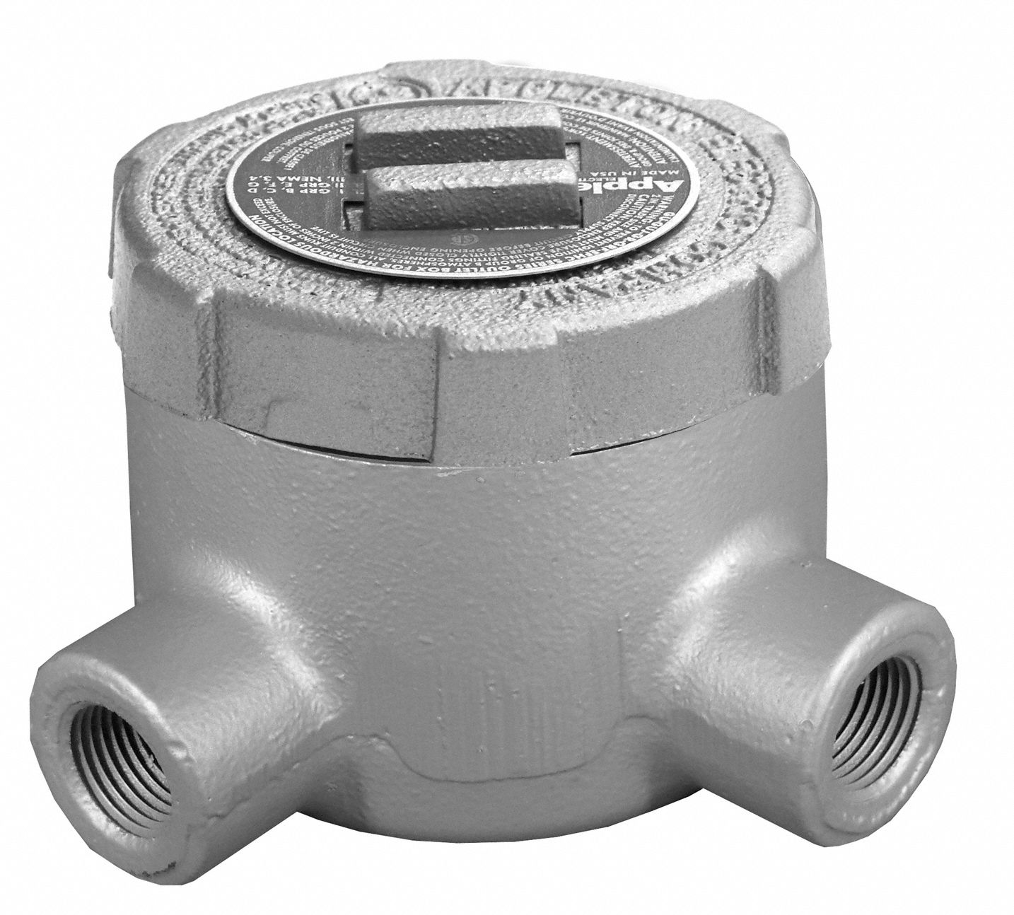 APPLETON ELECTRIC Conduit Outlet Body: Iron, GU, 1 in Trade Size, L ...