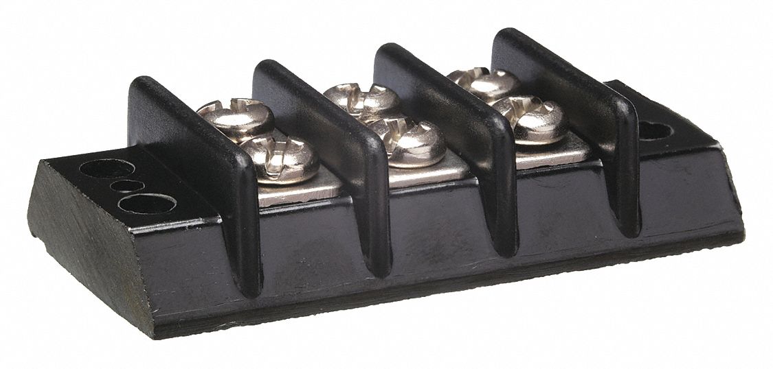 3 Poles, 22 AWG – 14 AWG For Wire Sizes, Barrier Terminal Strip - 6ZEF3 ...