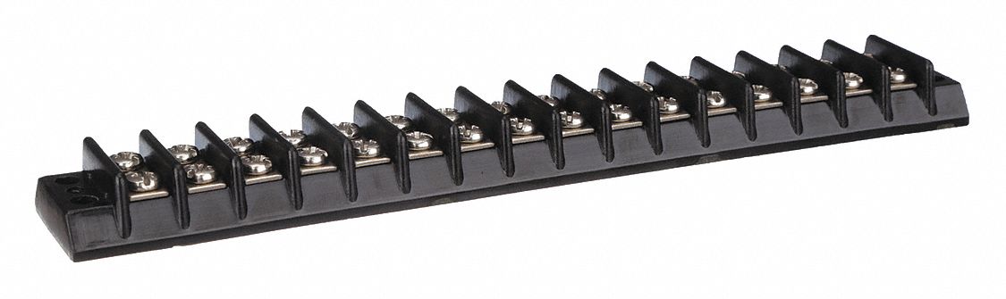 12 AWG For Max Wire Size, 20 A Current, Terminal Strip - 6ZEH7|6ZEH7 ...