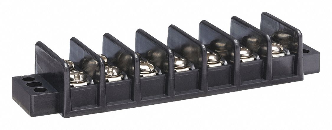 10 AWG For Max Wire Size, 30 A Current, Terminal Strip - 6ZEJ2|6ZEJ2 ...