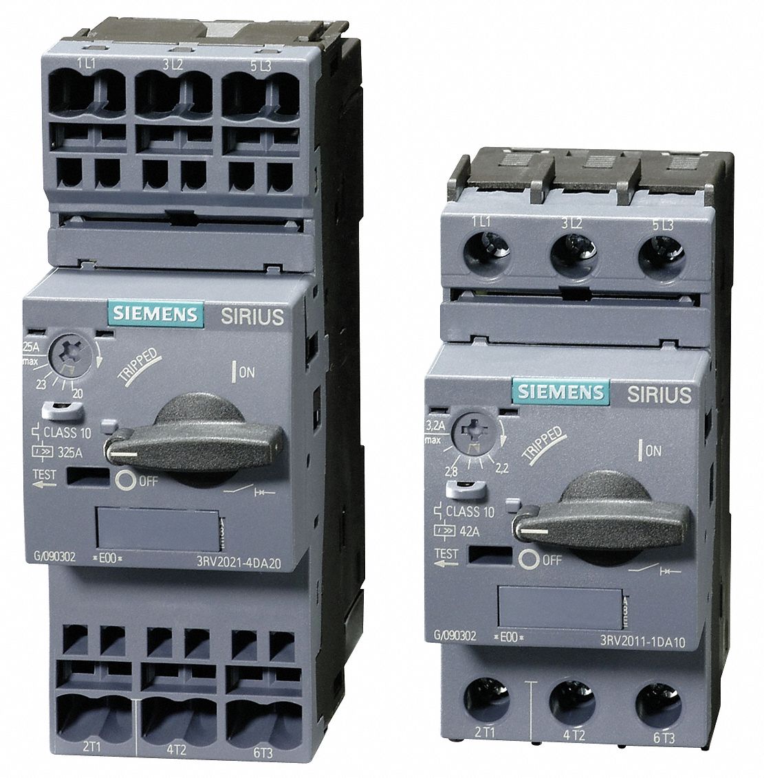 SIEMENS Guardamotor,IEC,CA 4.5 a 6.3A,NEMA S00 - 6ZGM1 | 3RV20111GA15 ...