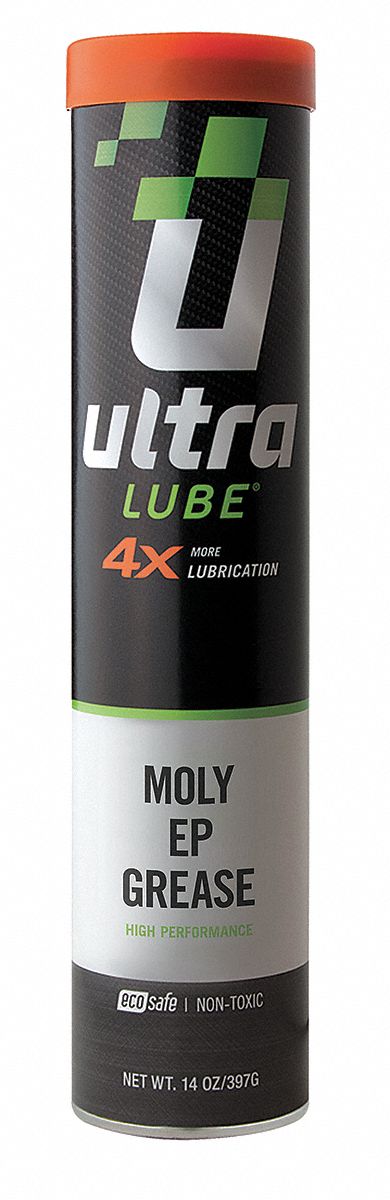ULTRALUBE Moly EP Grease, 14 oz, Cartridge, Silver - 6ZKW4|10314 - Grainger